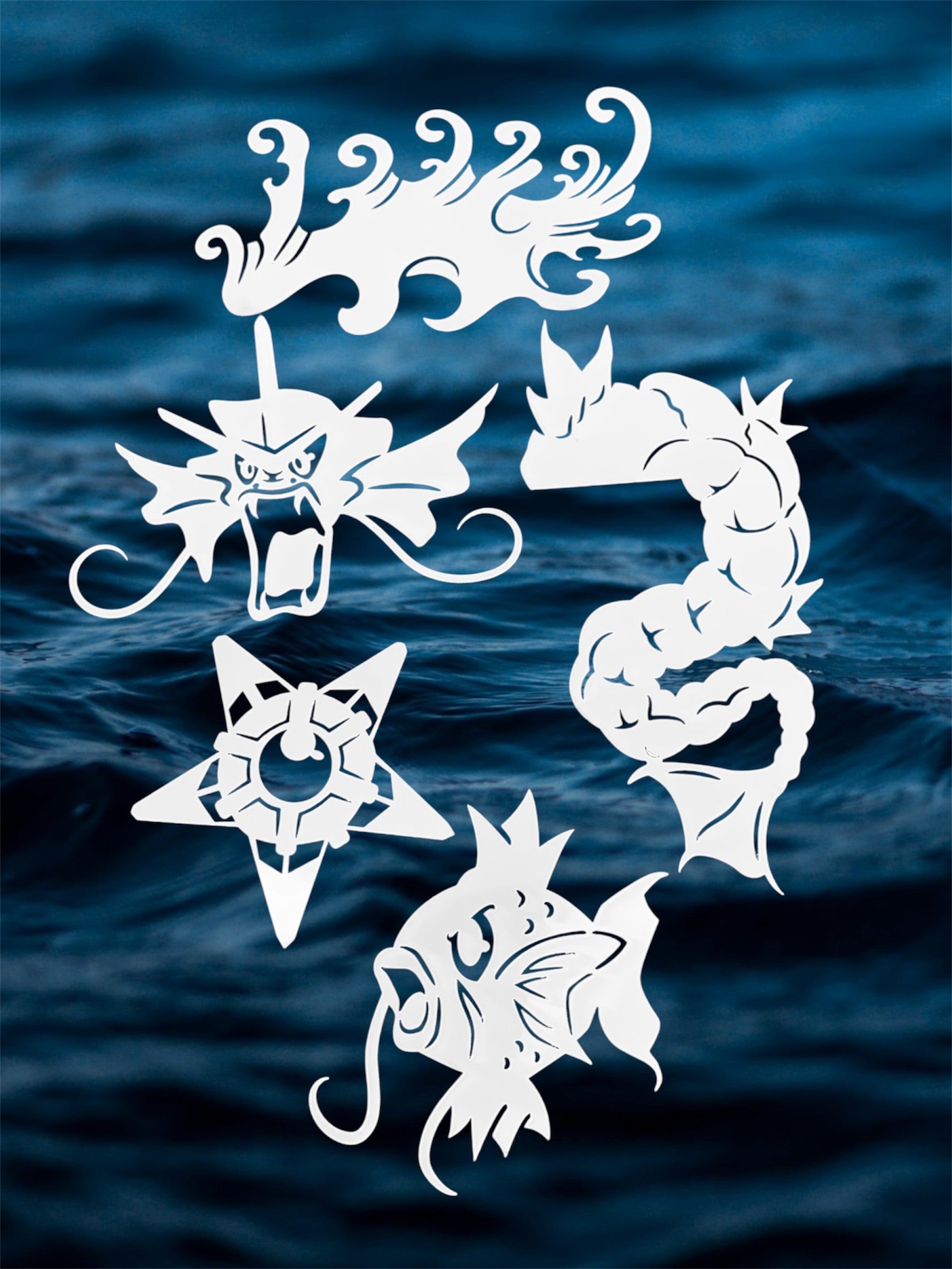 Pokemonster Gyara Pack – BioArt Airbrush Body Art Stencils