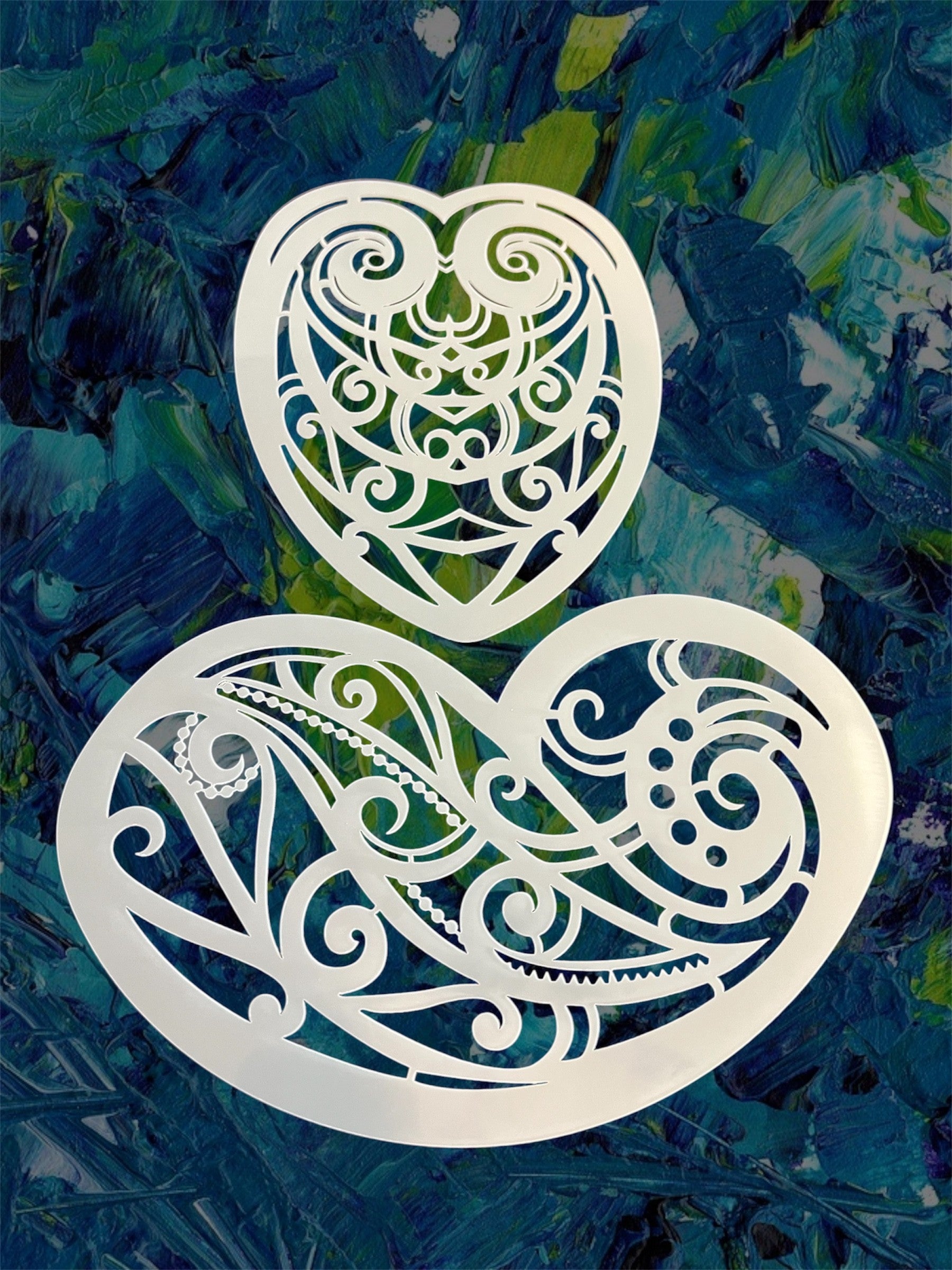 Polynesian Oval Stencils – BioArt Airbrush Body Art Stencils